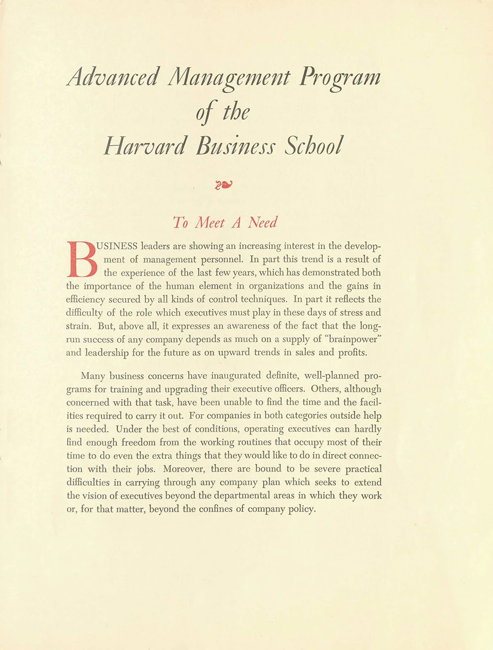 Expansion of the Case Method | Baker Library