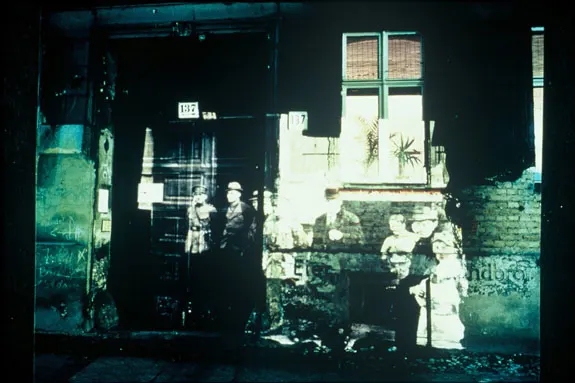 Shimon Attie Linienstrasse 137, Berlin from the series “Writing on the ...